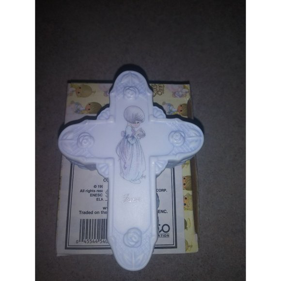 Accents | Precious Moments June Cross Covered Porcelain Box 474339 From ...
